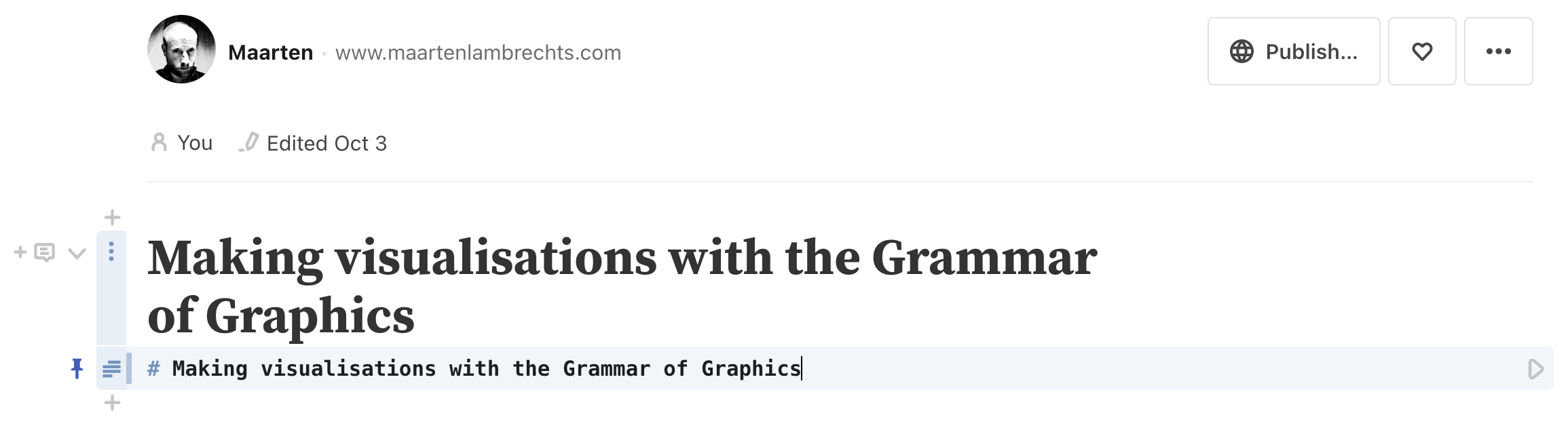 Grammar of Graphics in practice: ggplot2